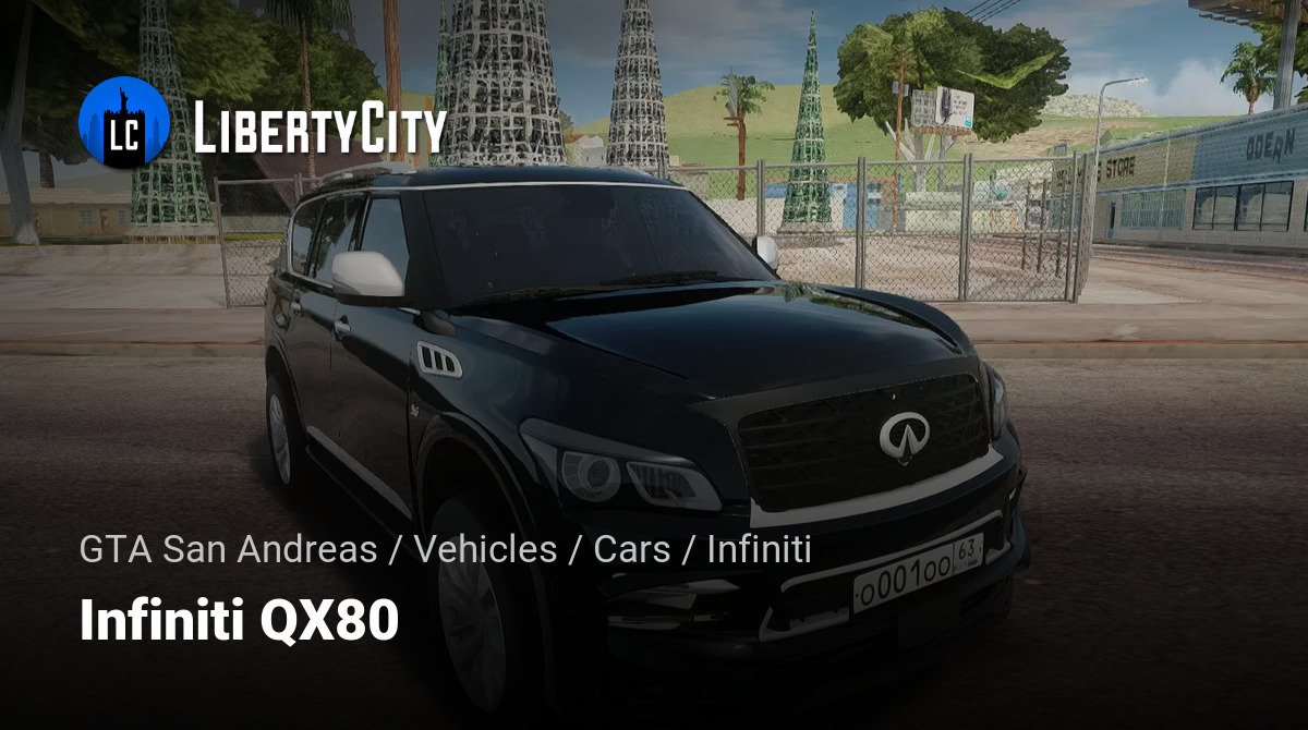 Infiniti QX80 for GTA San Andreas
