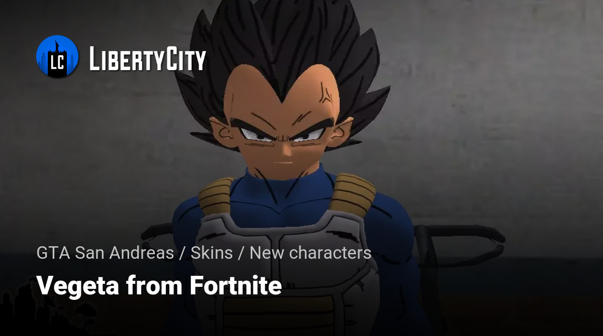Vegeta from Fortnite for GTA San Andreas