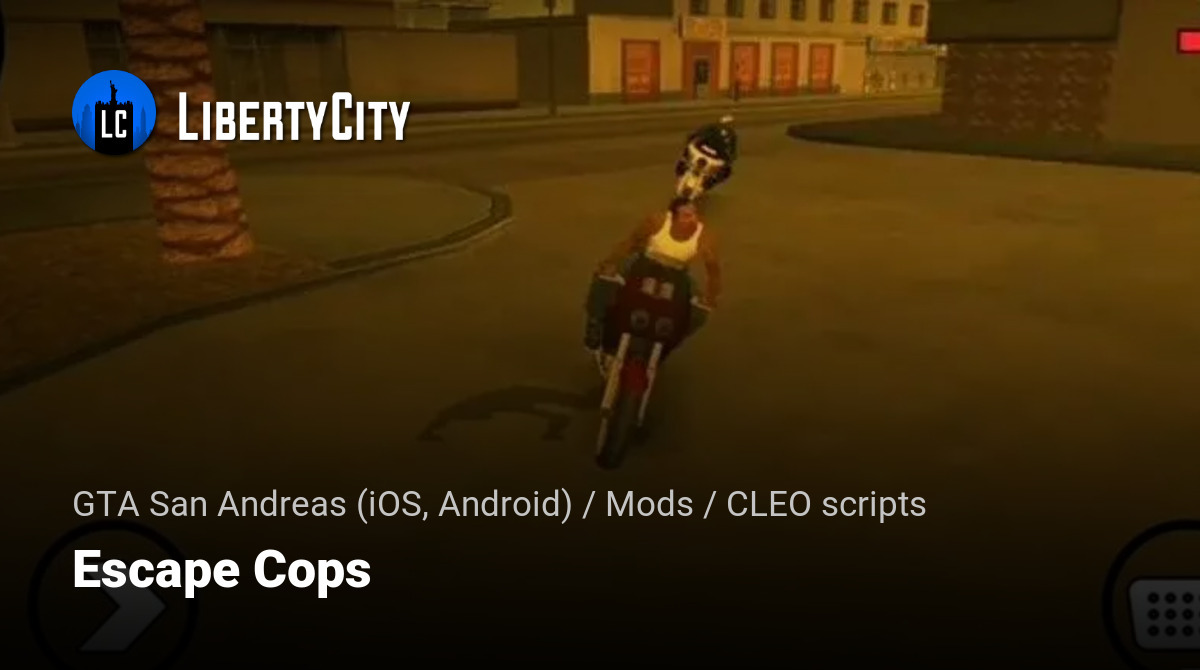 Escape Cops for GTA San Andreas (iOS, Android)