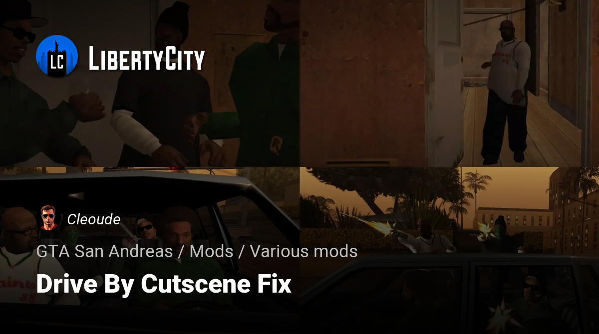 Drive By Cutscene Fix for GTA San Andreas